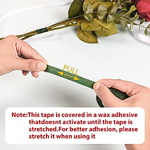 NESCCI Floral Arrangement Kit with Green Floral Tape and Wire,26 Gauge Floral Stem Wire,22 Gauge Floral Wire,Boutonniere Pin for Bouquet Stem Wrap Florist.