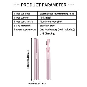 MEIYIXIN Electric Eyebrow Trimmer for Women Facial Eyebrow Razor Wholebody Chin Lips Neck Bikini-line Armpit Eyebrow Epilator