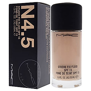 MAC Studio Fix Fluid SPF 15 - N4.5 Foundation Women 1 oz