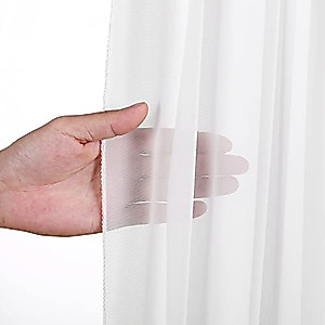 White Backdrop Curtain Wedding Backdrop 10ft x 10ft Chiffon Backdrop for Wedding Arch Birthday Party Banquet Decorations