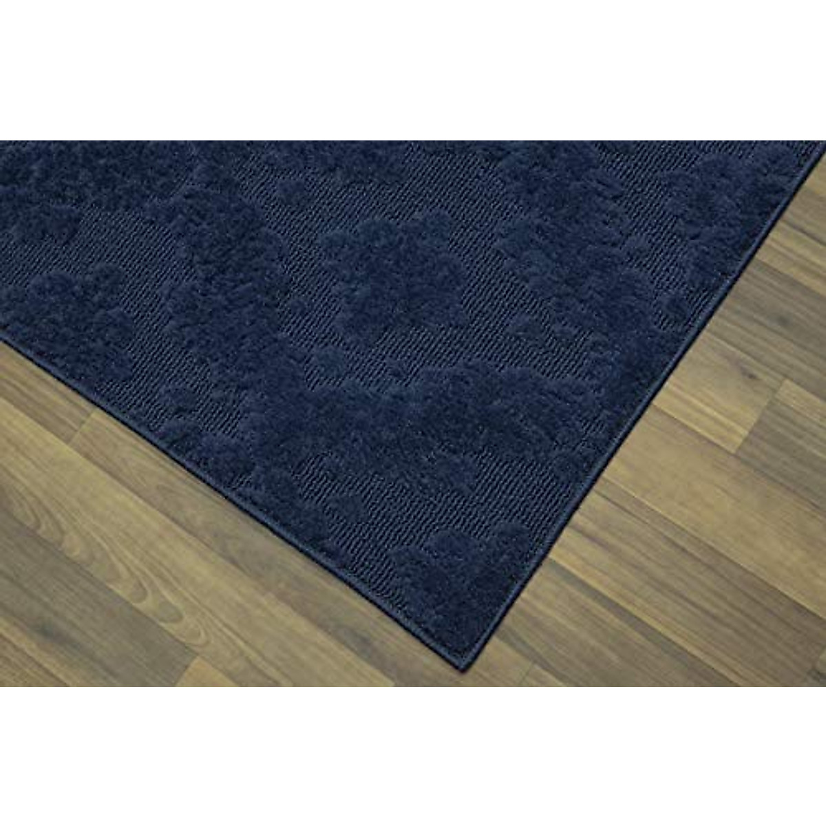Garland Rug Charleston 6 ft. x 9 ft. Area Rug Navy