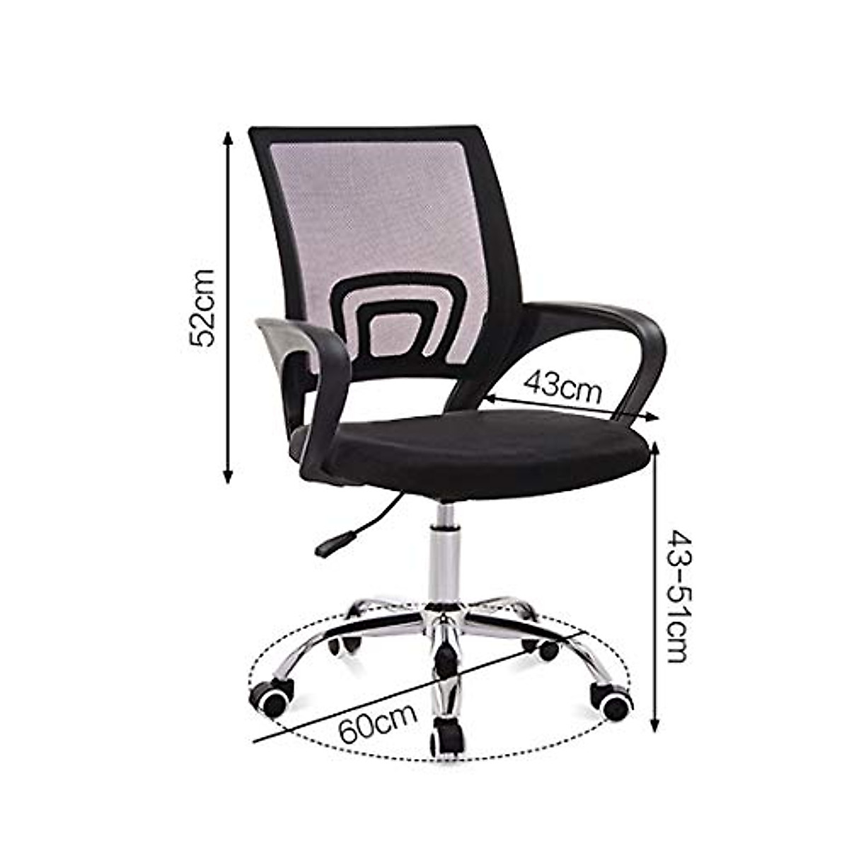 WYKDD Gaming Chair Ergonomic Computer Chair Rotating Lifting Comfort Home Office Conference Seats Company Staff Armchair Office Chairs (Color : C)