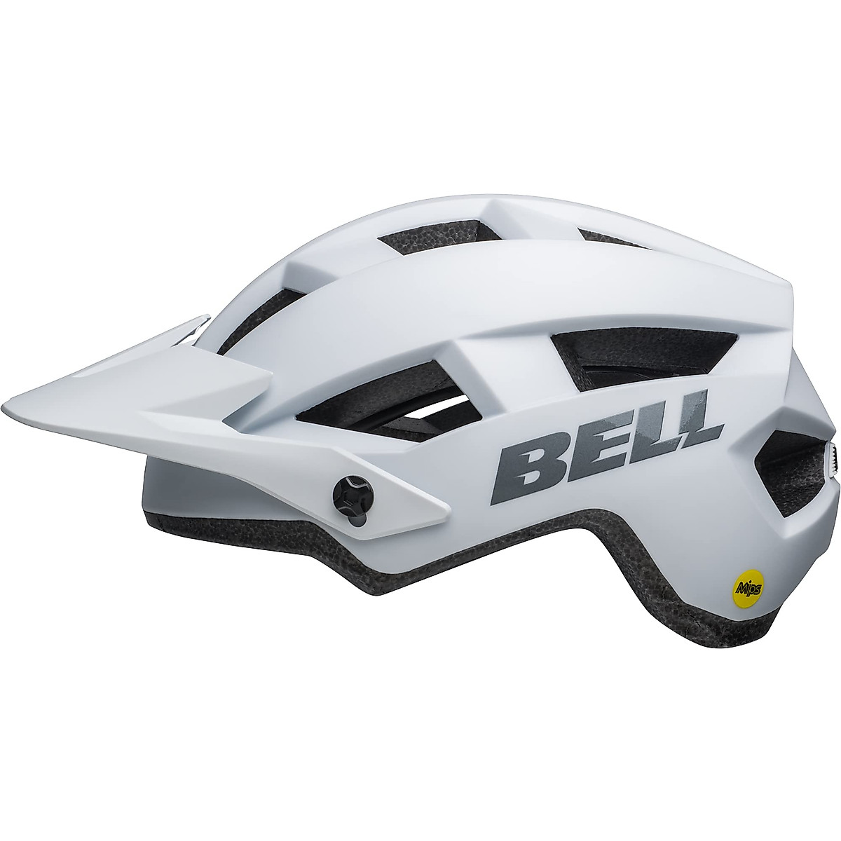 BELL Spark 2 MIPS Adult Mountain Bike Helmet - Matte White (2023), Small/Medium (50-57 cm)