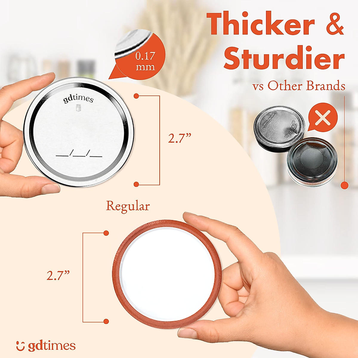 Canning Lids Regular - 108 Pcs Regular Mouth Canning Lids 108 Canning Labels, Canning Jar Lids Regular Mouth For Ball Canning Jars, Canning Supplies Mason Jar Lids Regular Mouth Mason Jar Lids Labels