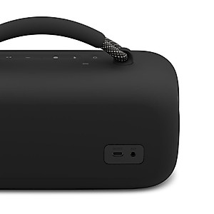 Bose SoundLink Max Portable Speaker, Large Waterproof Bluetooth Speaker, Up to 20 Hours of Battery Life, USB-C, Built-in 3.5mm AUX Input, Black (Renewed)