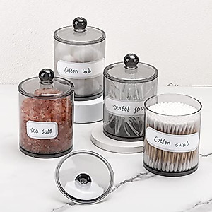 245pcs Home Laundry Cleaning Linens Printed Labels Minimalist Kitchen Bathroom Labels for Storage Easy Read - Writable Waterproof Labels Stickers with Pen(Jars not Included )