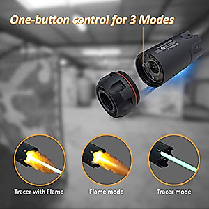 ACETECH-Blaster- Tan Color Muzzle Flame Tracer with M14- CCW and M11+ CW