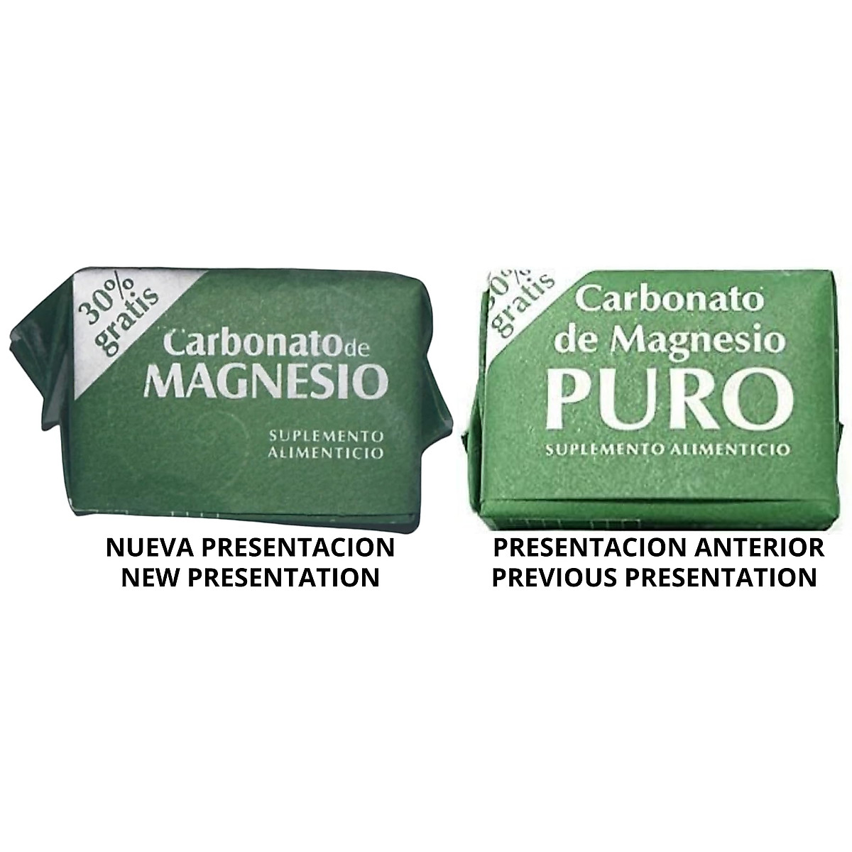 Magnesium Carbonate 7grs - Carbonato de Magnesio Puro (Pack of 8)