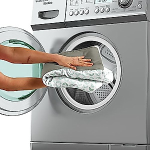 Ity by Ingenuity Snuggity Snug Bedside Baby Bassinet - Soothing Vibrations Portable Crib with Storage Basket - Nimbu