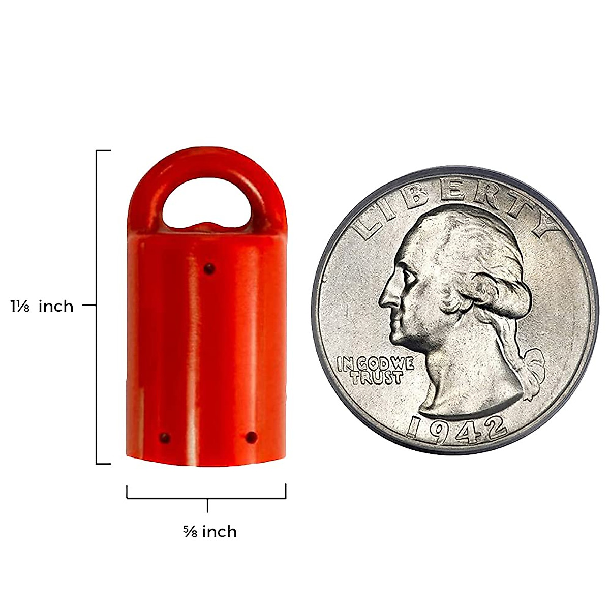 MAGNET PAL Child Safety Cabinet Lock Replacement Key Set - Key (3) Pack (Red)