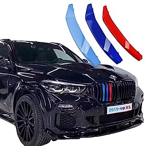Automotive Grille Inserts for BMW X5 G05 2019-2022 7 Grilles,Front Grill Accessories M Color