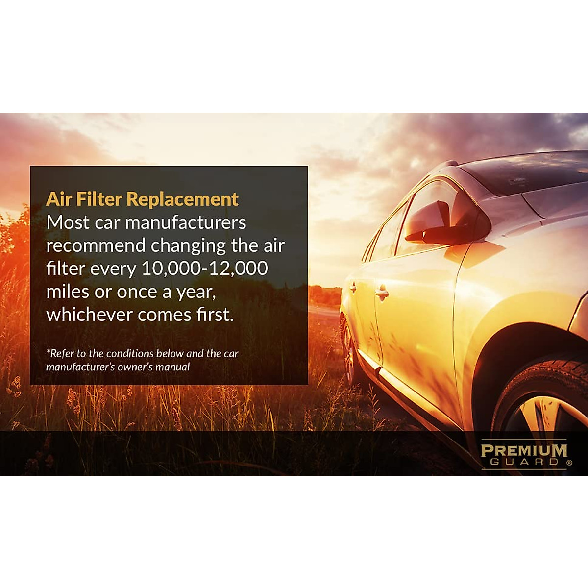 Premium Guard Air Filter PA5775 | Fits Ford Focus 2011-2008