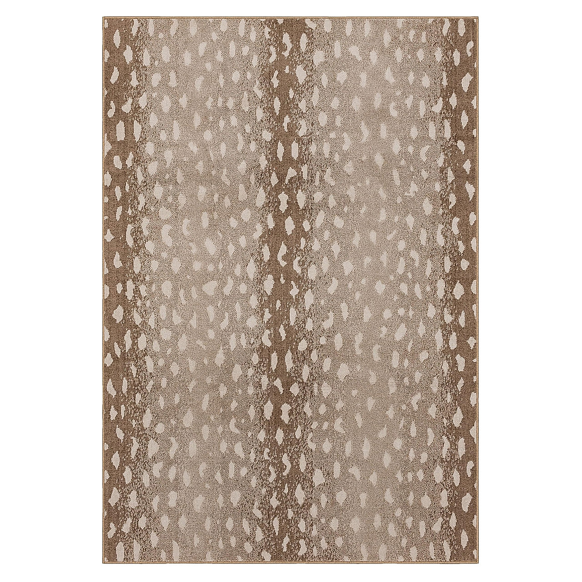Mohawk Home Antelope Animal Print Beige 2' 1" x 3' 8" Area Rug Perfect for Kitchen, Living Room, Dining Room