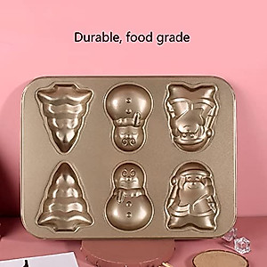 Cake Pan Carbon Steel Baking Pan Non Stick Christmas Serie Cake Mould Bread Mold Reusable DIY Baking Pan For Toast Bread Oven Bakeware