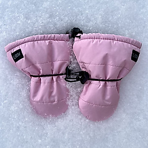 L-Bow Infant Cold Weather Mittens + Mittens For Winter + Stay On Design For Baby Boys & Girls + Warm Waterproof Material