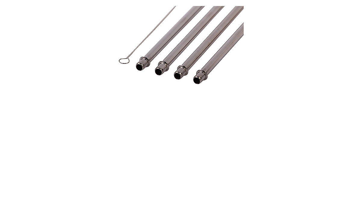 4 WIDE Stainless Steel Straws & Lid for 30 oz Yeti Tumblers | CocoStraw