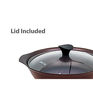 TECHEF - Art Pan Collection, Soup Pot With Glass Lid, Made in Korea (3.7-quart)