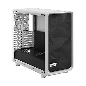 Fractal Design Meshify 2 Lite White ATX Flexible Tempered Glass Window Mid Tower Computer Case