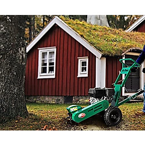 All Power, Stump Grinder for Tree Stump Removal with 12" Blades | JD Engine 420cc 15HP Dual Blade 2000rpm Off-Road Tow Bar Hitch