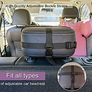 UYYE Baby Car Mirror, Adjustable Car Seat Mirror, Safety Car Seat Mirror for Rear Facing Infant,Shatterproof Baby Mirror for Car Interior Accessories-Black