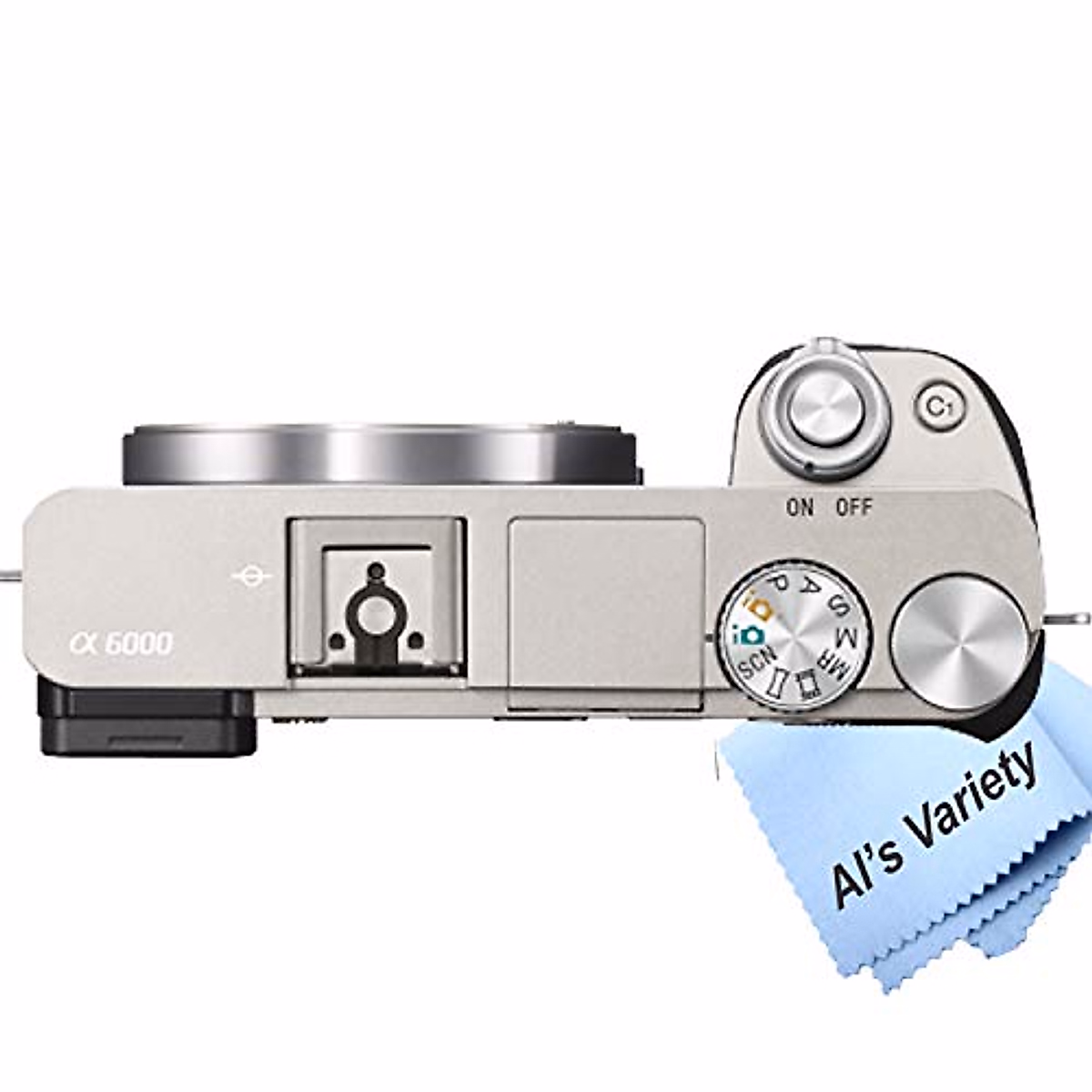 Sony Alpha a6000 (Silver) Mirrorless Digital Camera with 16-50mm Lens + 32GB Card, Tripod, Case, and More (18pc Bundle) (Renewed)