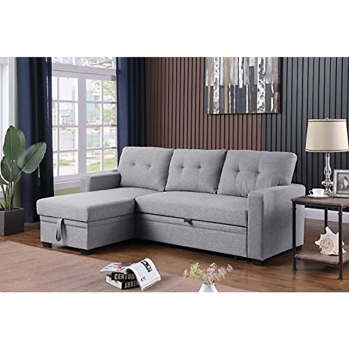 Devion Furniture Angel Sofas, Light Gray