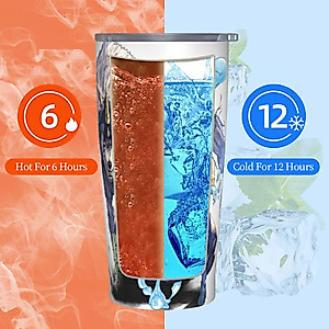 Anime That Time I Got Reincarnated as a Slime Stainless Steel Coffee Mug With Straw And Lid Brush Vacuum Insulated Coffee Tumbler Durable Travel Mugs Thermal Cup For Car Office 20 OZ