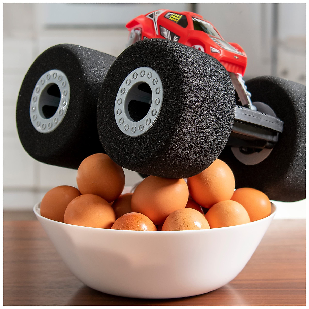 Air Hogs Super Soft, Stunt Shot Indoor Remote Control Car with Soft Wheels, Toys for Boys, Aged 5 and up