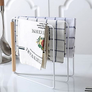ARFUKA Hand Towel Holder Standing Towel Rack Freestanding Rack Foldable 3 Tier Heavy Towel Bar Stand for Bathroom Kitchen Countertop