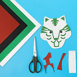 Dohia Felt Fabric Color Felt for Crafts DIY Craftwork Sewing Patchwork Material D2-MZB (Red)