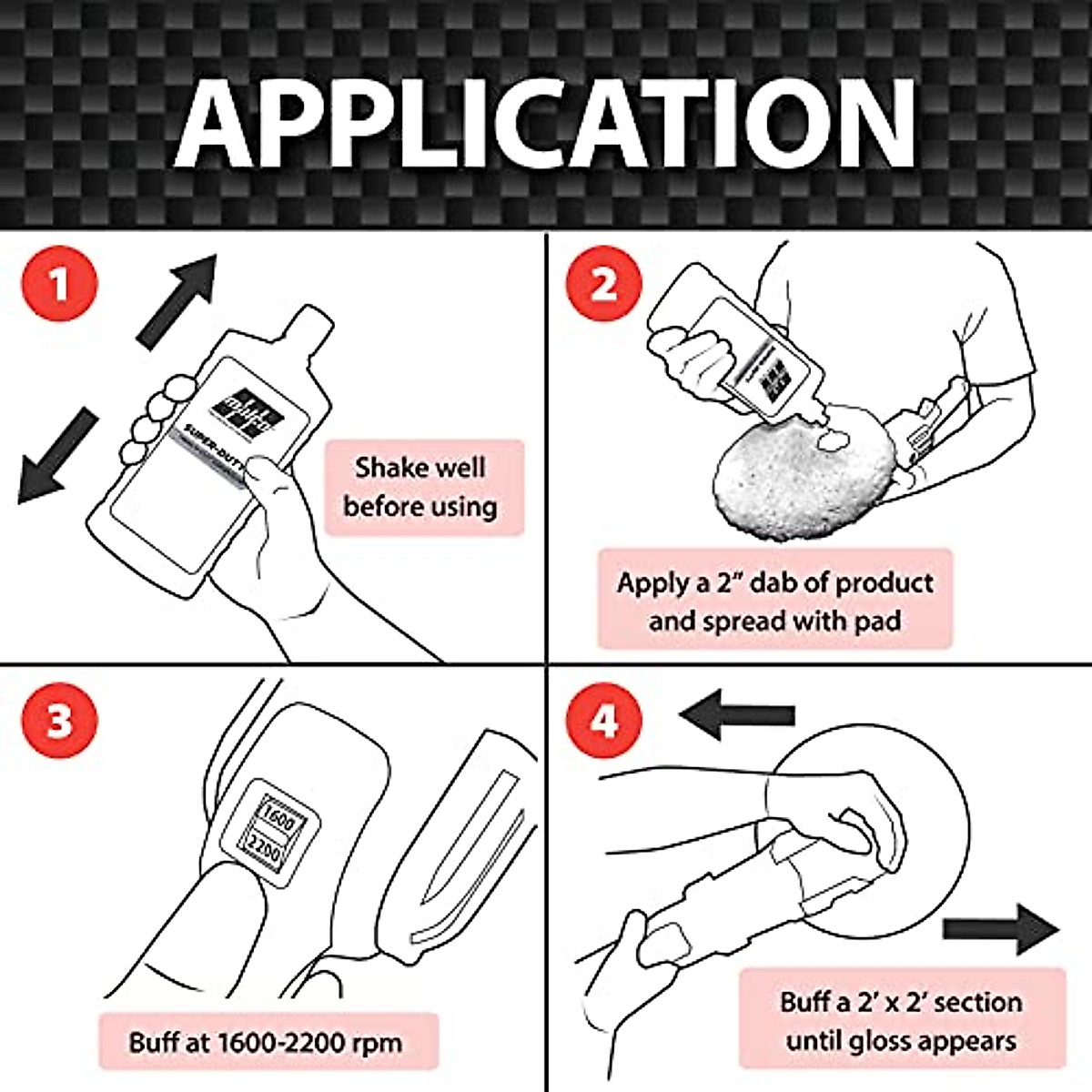Malco Super Duty Heavy Cut Compound - Professional Cutting, Polishing and Finishing Compound / For Auto Paint Correction, Detailing and Buffing / 32 oz. (127632)