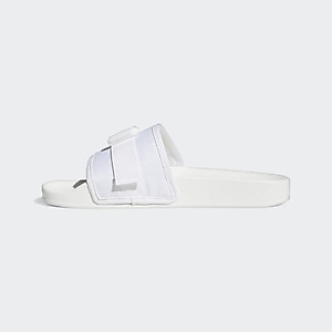 adidas Originals adilette White/White/Black 8 B (M)