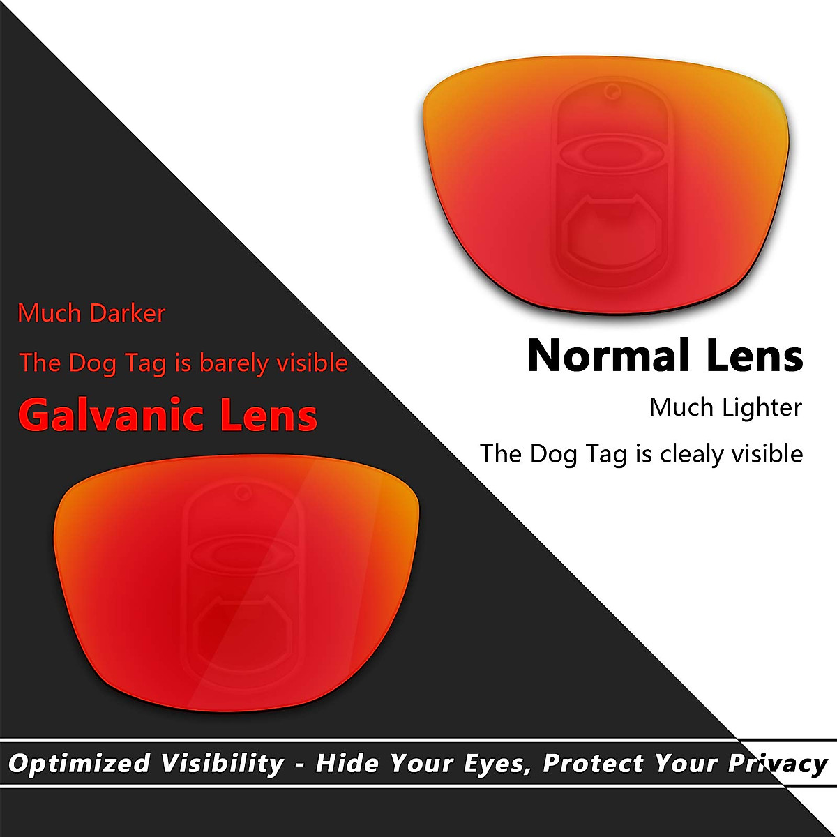Galvanic Replacement Lenses for Oakley Scalpel OO9095 | Scalpel Asian Fit(AF) OO9134 Sunglasses - Shield Polarized