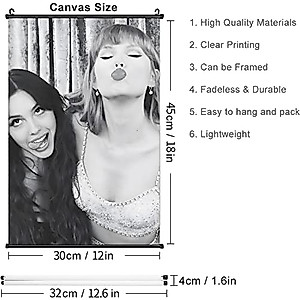 JINMEIXIANG Olivia Star Rodrigo Posters Canvas Poster Wall Art Decor Print Picture Paintings for Living Room Posters For Room Bedroom Decoration 12x18inch(30x45cm)