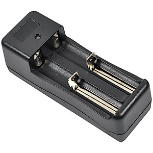 BTBAI Battery Charger AC Wall Dual Universal for 3.6/3.7v li-ion 18650 18500 16340 14500 18350 10440 14280 Simplified Version s1a