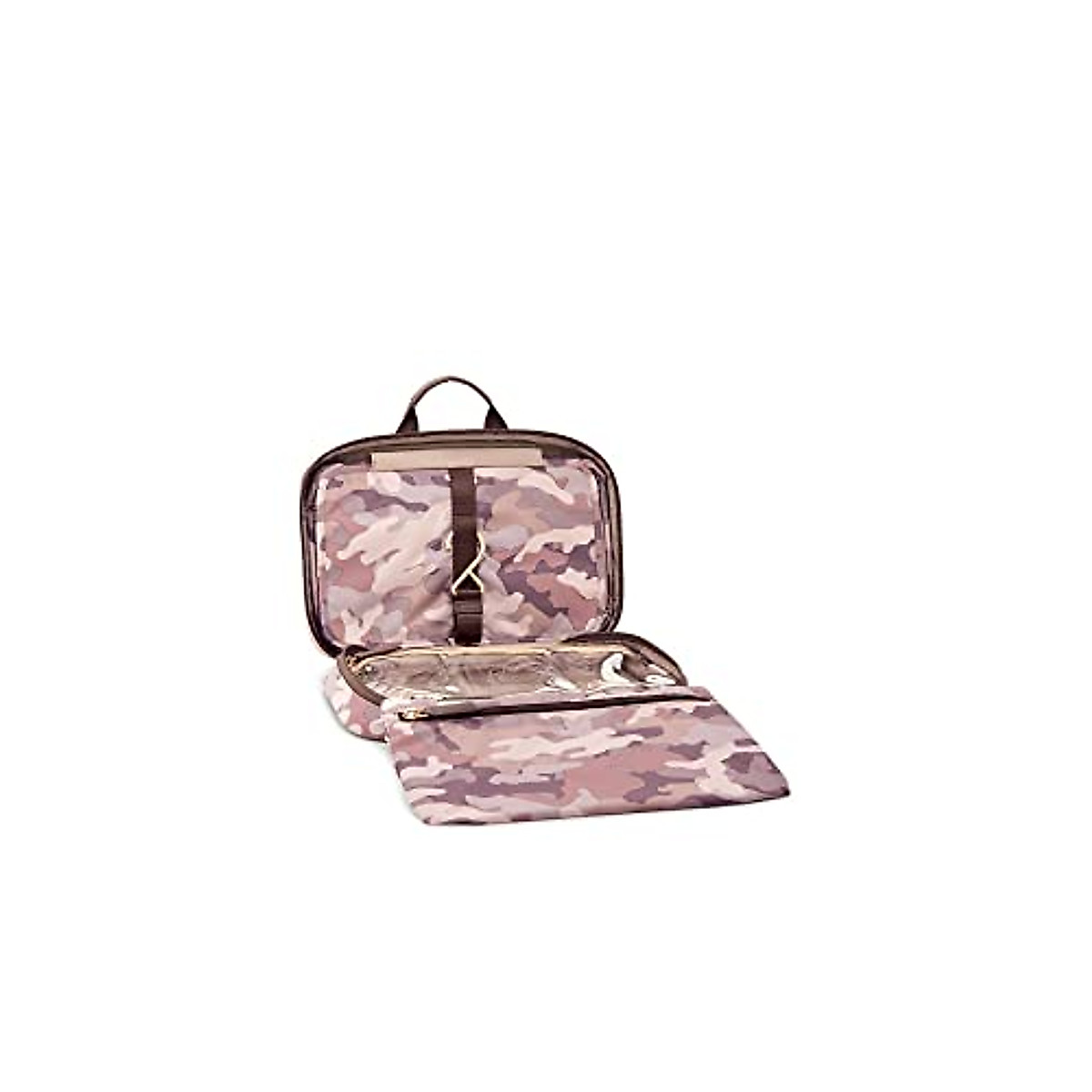 TUMI Women's Madina Cosmetic Case, Camouflage Pink, One Size