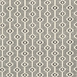 Hauteloom Puna Living Room, Bedroom Area Rug - Contemporary - Off White, Black - 8' x 10'