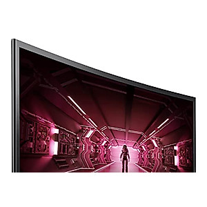 SAMSUNG 27-Inch CRG5 240Hz Curved Gaming Monitor (LC27RG50FQNXZA) – Computer Monitor, 1920 x 1080p Resolution, 4ms Response Time, G-Sync Compatible, HDMI,Black