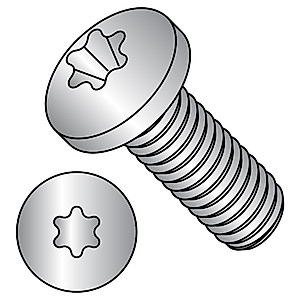 Small Parts MI450MTP188 18-8 Stainless Steel Pan Head Machine Screw, Meets ISO 7045, T20 Star Drive, M4-0.7 Thread Size, 50 mm Length, Fully Threaded, Import (Pack of 25)