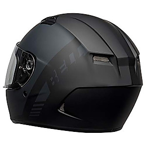 BELL Qualifier Full-Face Motorcycle Helmet (Turnpike Matte Black/Gray - Medium)