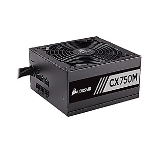 Corsair CX750M V2 CP-9020154-NA 750W ATX12V v2.4 / EPS12V 2.92 80 Bronze Certified Semi-Modular Active PFC Power Supply