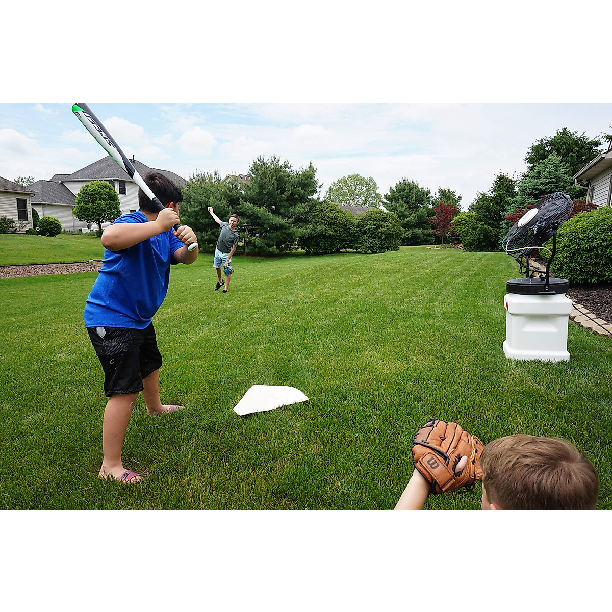 TPI PM18S Outdoor Rated Self-Contained Power Mister, Stand Alone, Medium Pressure, 18" Blade Size, 120-Volt with GFCI Plug