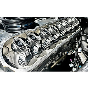 Michigan Motorsports LS1 Rocker Arms and Bolts with Trunion Kit Installed Fits LS2 LS6 LQ4 LQ9 LM7 4.8 5.3 5.7 6.0