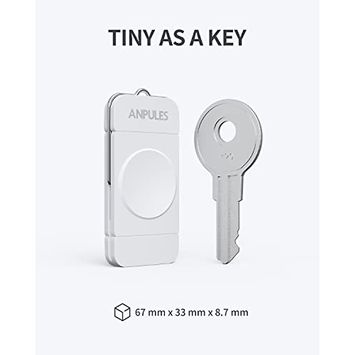 Portable Watch Charger for Samsung Galaxy Watch 6/5 - ANPULES USB C & USB A Watch Charger [OTG] for Galaxy Watch, Magnetic Wireless Charger for Galaxy Watch 4/4 Classic/3/Galaxy Active 2 (White)