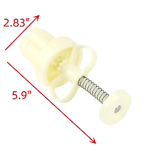 HNGSON Cookie Mold Cookie Stamps 6pcs,Adjustable Cookie Cake Mold 30g Cake Molder Dessert Biscuit Maker Decor Pastry Tool