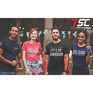 Trenz Shirt Company Mens Patriotic Tshirt Freedom of Speech is A Musk Patriotic Stars Elon Graphic Short Sleeve Graphic T-Shirt, Black-Small