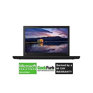Lenovo ThinkPad T480S 14-inch FHD, Core i7-8650U 1.9GHz, 16GB RAM, 512GB Solid State Drive M.2-NVMe, Windows 10 Pro 64Bit, CAM, NO Touch, (Renewed)