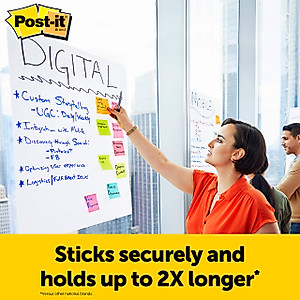 Post-it Easel Pad, 20 in x 23 in, White, 20 Sheets/Pad, 2 Pads/Pk, Mounts to surfaces with Command Strips included (566)