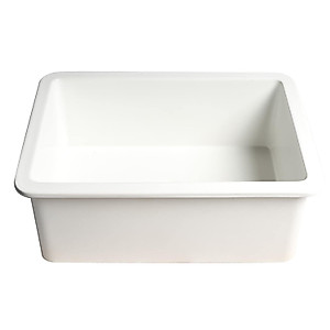 ALFI brand ABF2718UD-W Kitchen Sink, White