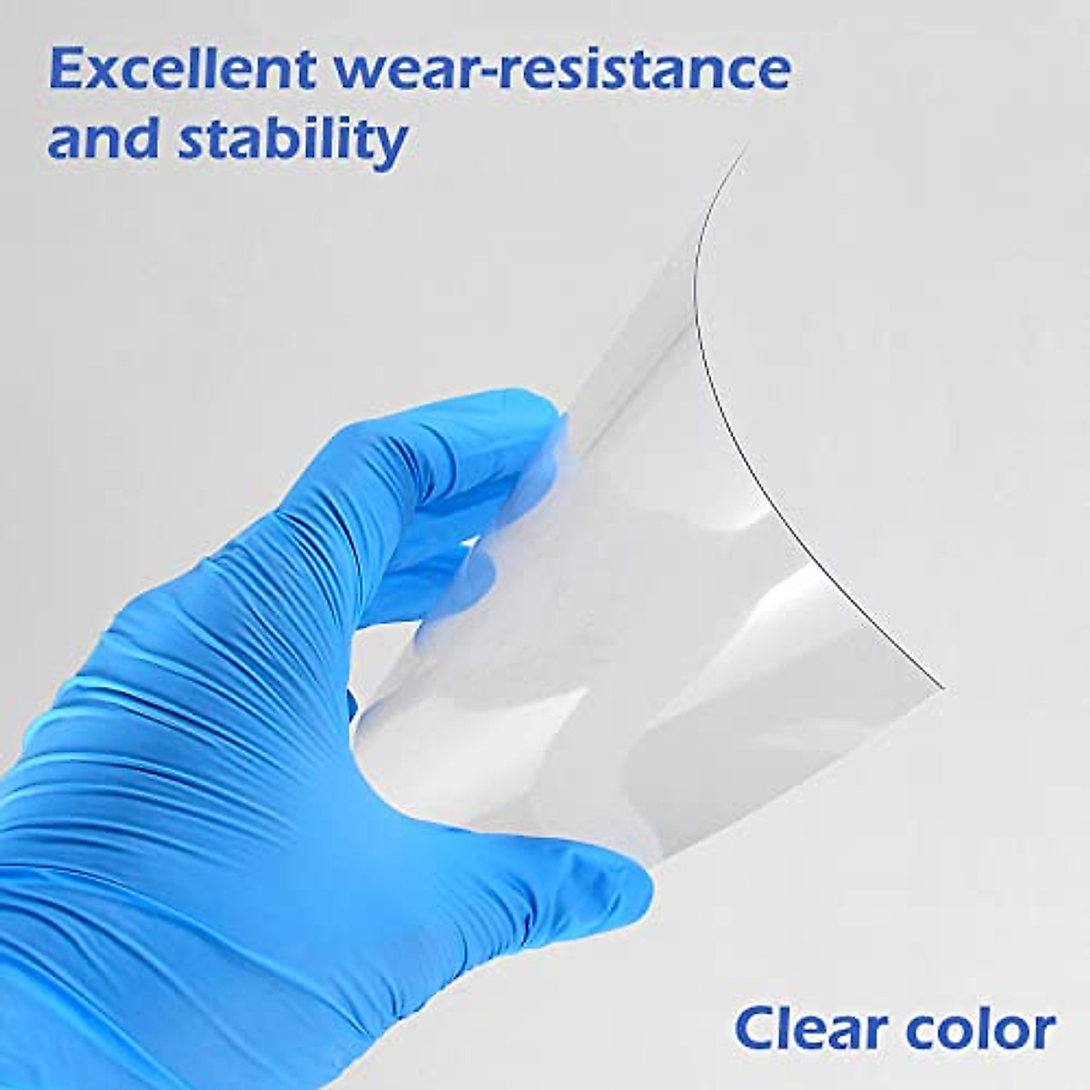 Dental Hard Splint, 10 Sheets 0.3 mm Dental Lab Splint Thermoforming Material for Vacuum Forming Machine 5'' x 5''